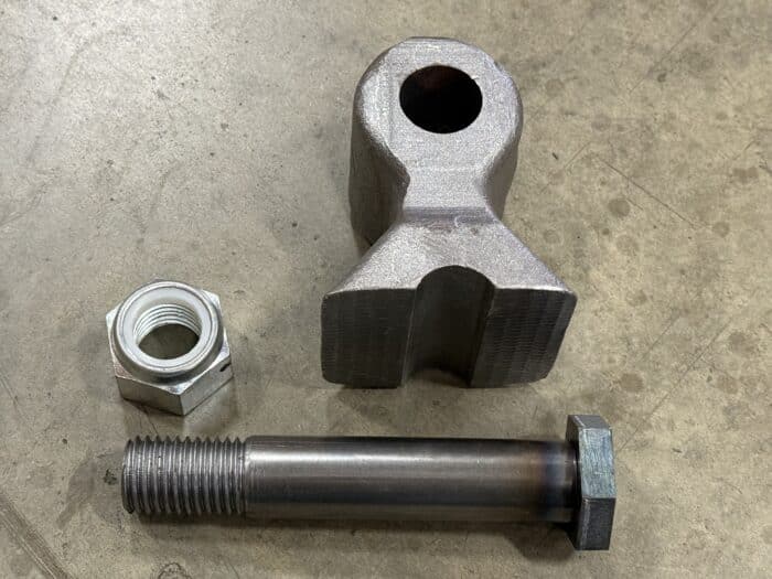 TLBE-SF Flail Mulcher Replacement Hammer (With Bolt/Lock Nut ...