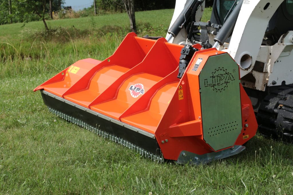 Lipa TLF-180 Heavy Flail Mower (72″ cut width) for larger skid steer ...