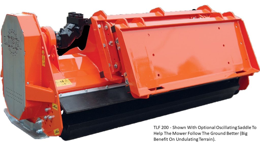 Lipa TLF-180 Heavy Duty Flail Mower (72″ cut width) for larger skid ...
