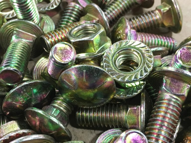 Bag of 50 Grade 8 Disc Mounting Nuts and Bolts (For John Deere 50, 60 ...